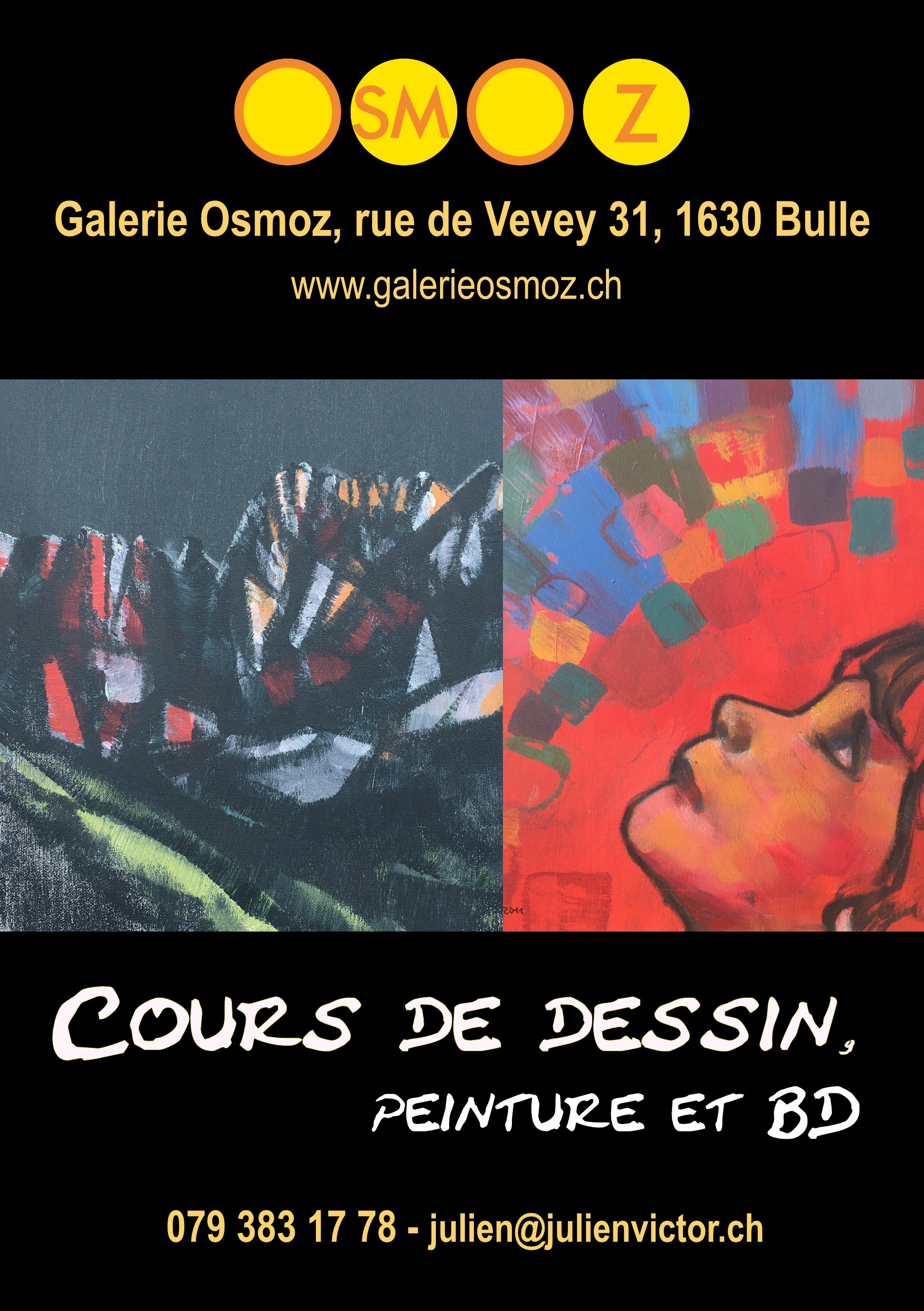 Galerie Osmoz, rue de Vevey 29, 1630 Bulle